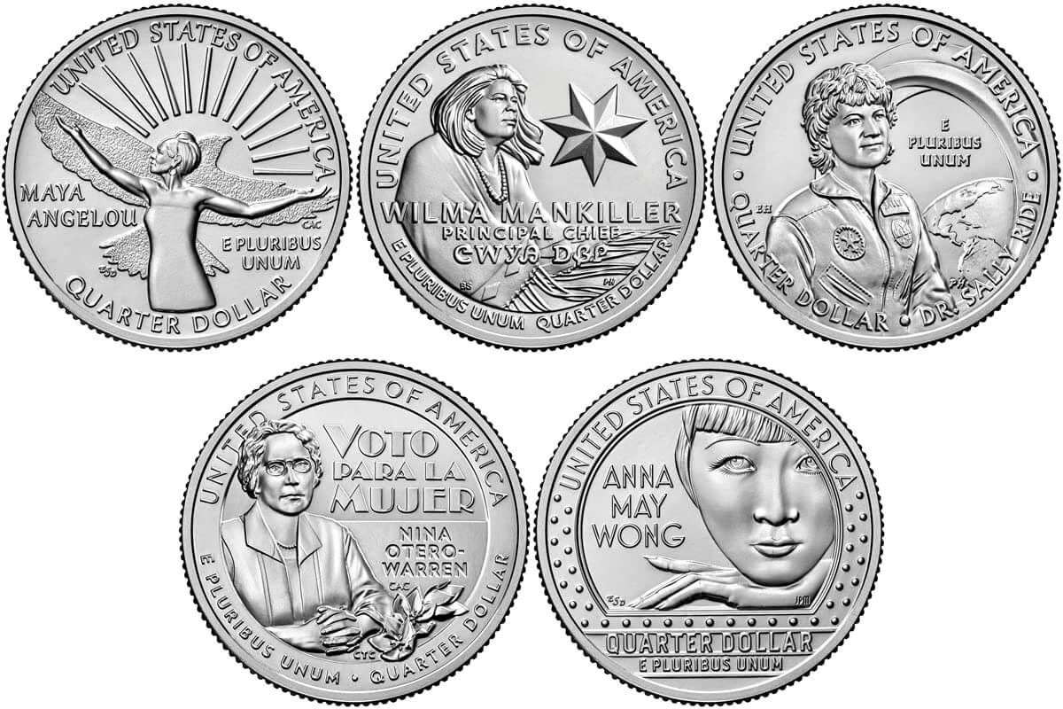 Conoce la historia y series de monedas de 25 centavos quarter dollar o ...